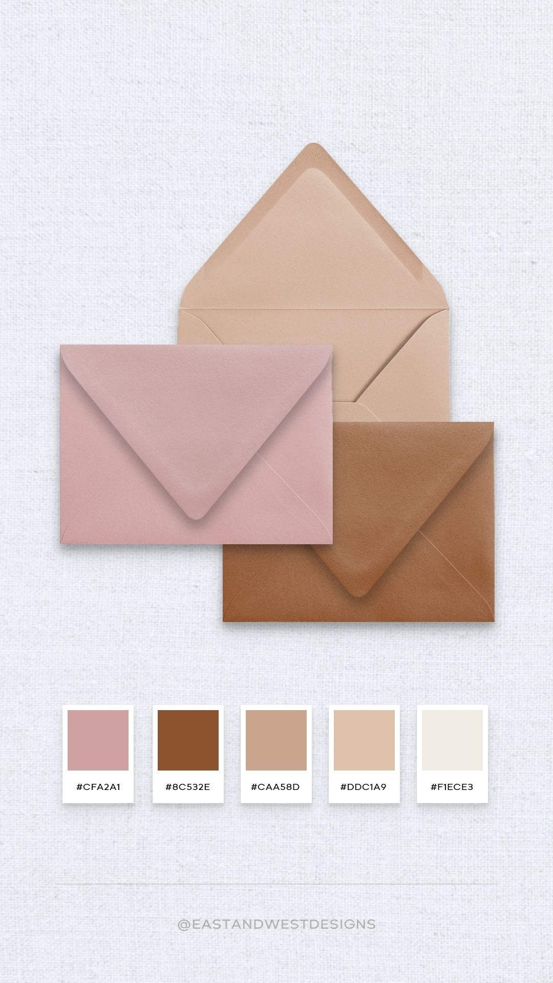 Neutral Fall Wedding Color Palettes - eastandwestdesigns.com